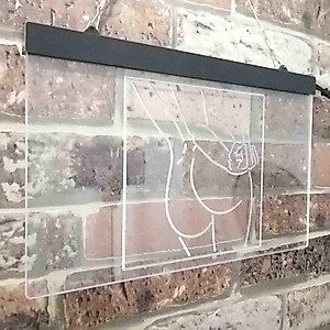 ADVPRO Bad Bitch Middle Finger FXXK Girl Room Dual Color LED Neon Sign White & Purple 24 x 16 Inches st6s64-i3799-wp