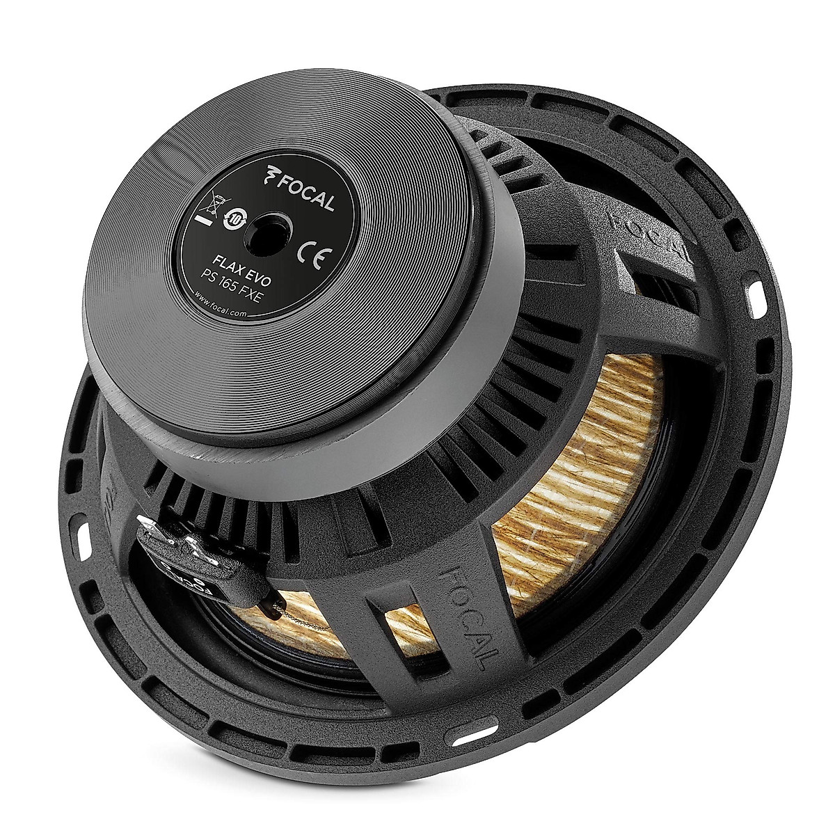 Focal PS 165 FXE 6.5" Flax Evo 2-Way Bi-Amplified Component Kit, Pair