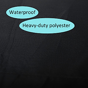 kefit Dog Crate Cover 42 inch, Kennel Cover for Dog Cage, Black