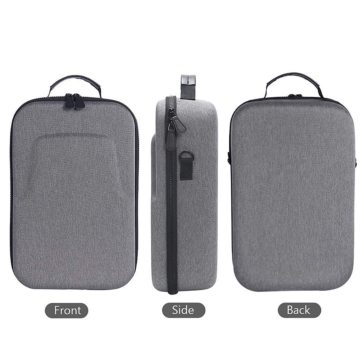 CrustPro Fashion Travel Case for Oculus Quest VR Gaming Headset and Controllers Accessories Waterproof Carrying Bag (Grey)
