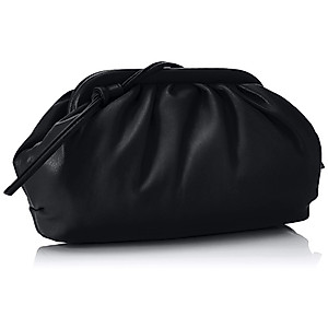 Steve Madden womens Steve Madden NIKKI Clutch Crossbody, Black, One Size US