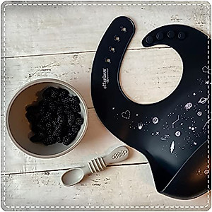 otterlove Silicone Baby Bowl & Spoon Set - Perfect for Baby Led Weaning - 100% Pure Platinum LFGB Silicone with NO Fillers