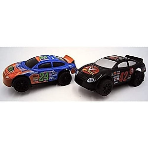 Nascar Compatible Stock Car Speedway Racing Road Race Slot Car Track Set Ho Scale