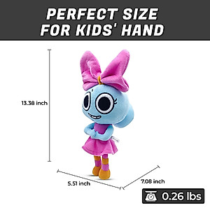 Adenzai Dandy's World Plush Toys, Soft Horror Game Plushies, Stuffed Animal Pillow Dolls for Kids and Fans,Perfect for Birthdays, Halloween, and Christmas (Poppy)