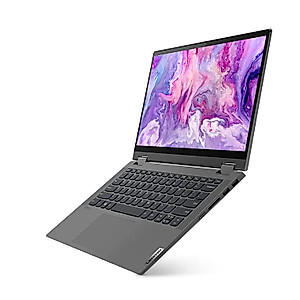 Lenovo Flex 5 2-in-1 Laptop, 14" FHD (1920x1080) Touchscreen, 11th Gen Intel Core i5-1135G7 2.40GHz, 16GB OnBoard LPRAM Ram, 512GB SSD, Intel Iris Xe Graphics, Webcam, Windows 10 (Renewed)
