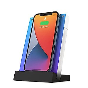 Twelve South PowerPic mod | Multi-Position Wireless 10W Qi Charger for iPhone/Wireless Charging Smart Phones and AirPods Pro (Black)