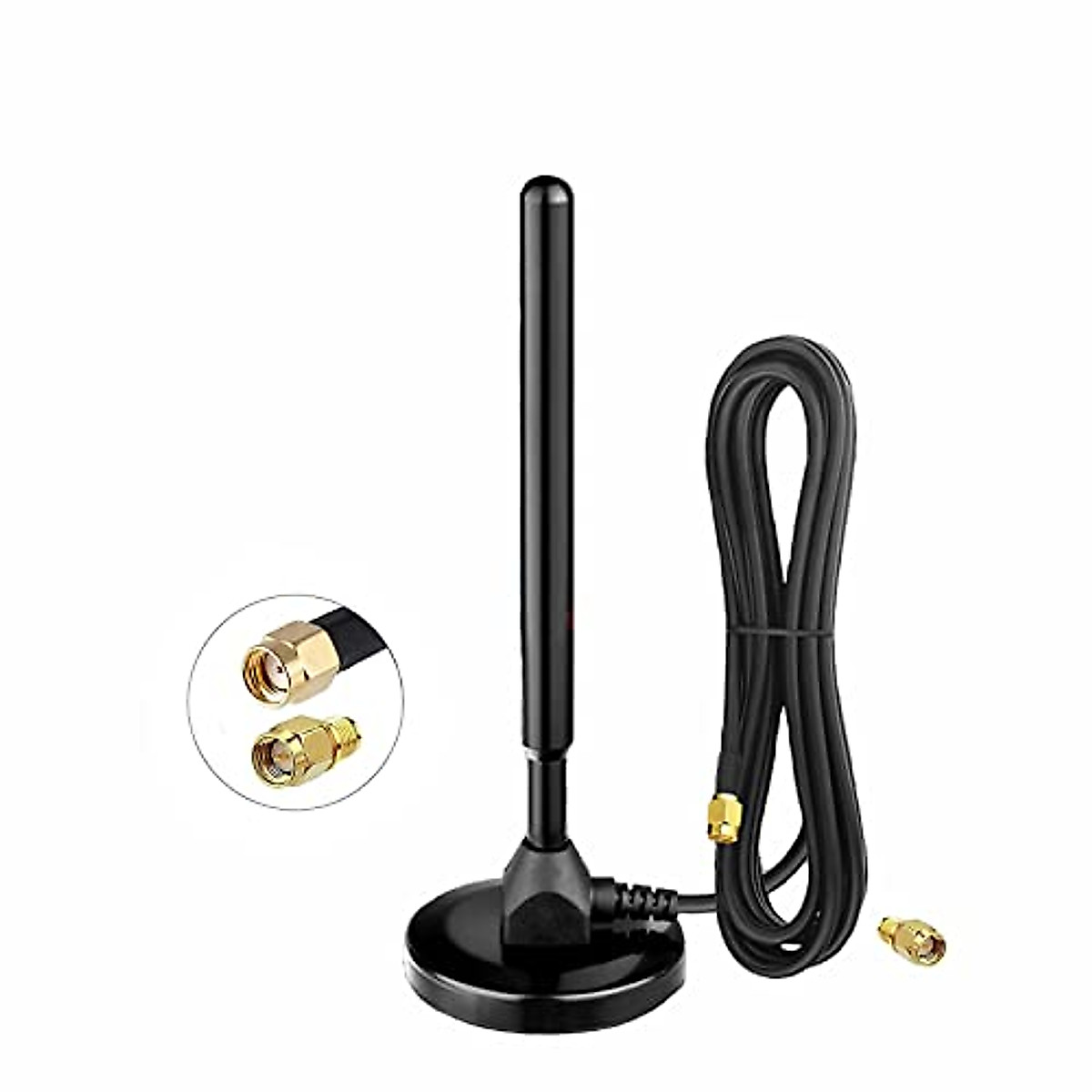 Waterproof Replacement 5.8dBi Strengthen Magnet Base Pure Copper 915MHZ LoRa Gateway Antenna with 3M/10FT Cable for Helium Hotspot RAK Nebra Bobcat 300 SenseCAP M1 Hotspot HNT Finestra Miner, Eifagur