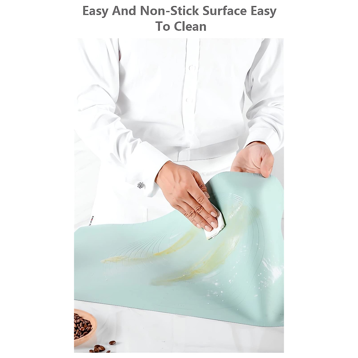 Extra Large Kitchen Silicone Pad - 2023 New Non Slip Non Stick Silicone Pastry Mats for Rolling Out Dough, Baking Mats Silicone for Baking Cookie Sheets, Thick Heat Resistant Mat for Oven Bread