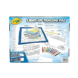 Crayola Light Up Tracing Pad - Blue, Tracing Light Box for Kids, Drawing Pad, Toys for Kids, Gift for Boys & Girls, Ages 6, 7, 8