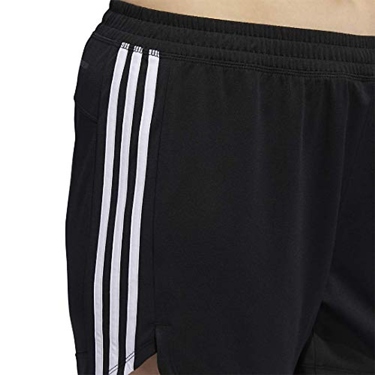 adidas Women's 3-Stripes Knit Short Black/White 2X