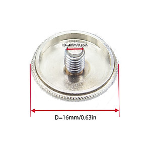 Cheerock 3Pcs Trumpet Valve Caps, Silver Trumpet Valve Buttons, Copper Trumpet Valve Parts for Most Trumpet Finger Button Replacement and Repairing (abalone)