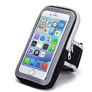 Workout Sports Gym Running Armband Bag Pouch Cell Phone Holder Biking Wristband Arm Bands Case for Samsung Galaxy A31/A52/A51/A10s/iPhone 11 Pro Max/Moto G7 Plus/G7 Power/Google Pixel 6