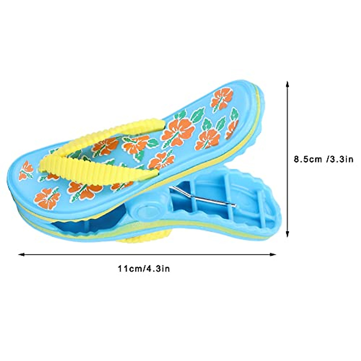 Beach Towel Clips, 1PCS Portable Towel Clips, Flip Flop Windproof Clips Clothespins Peg Clamps Chip Clips, Secure Clips for Beach Chairs Sunbeds or Pool Lounges