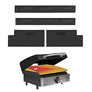 ClimbFun Wind Guard for Blackstone 17 Inch Griddle Wind Screen Blackstone Griddle Accessories Grill Wind Blocker Flat Top Gas Grill Compatible with Rear Grease Cup Hood Lid Side Shelf…