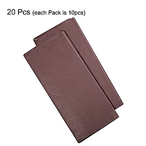 MECCANIXITY 20 Sheets Large Gift Wrap Tissue Paper Pastel Bulk Brown 20 x 26 inch for Gift Bags Wrapping, Wedding, Party, Favor Decor, DIY Crafts