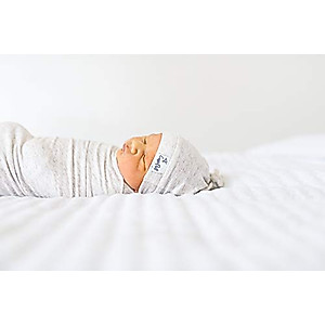 Copper Pearl Baby Swaddle Blanket - Premium Knit Baby Blanket, Large Soft Stretchy Receiving Blankets for Baby Boy and Girl, Swaddles for Newborn, Infant, and Toddler (Oat)