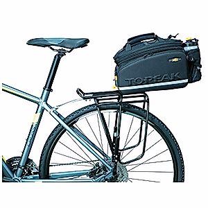 Topeak MTX Trunk Bag DXP Bicycle Trunk Bag with Rigid Molded Panels, 36x25x21.5-29cm , 1380ci, Black