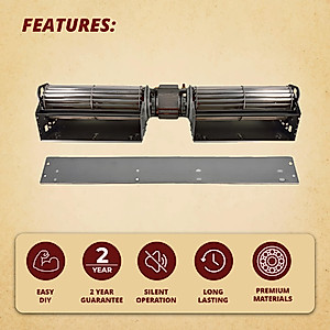 Harman 1-00-29145 Convection Fan Distribution Room Air Blower Fan Fits XXV, XXV-TC, P35 Insert, Accentra Cast Part 3-21-29045 1-10-29145