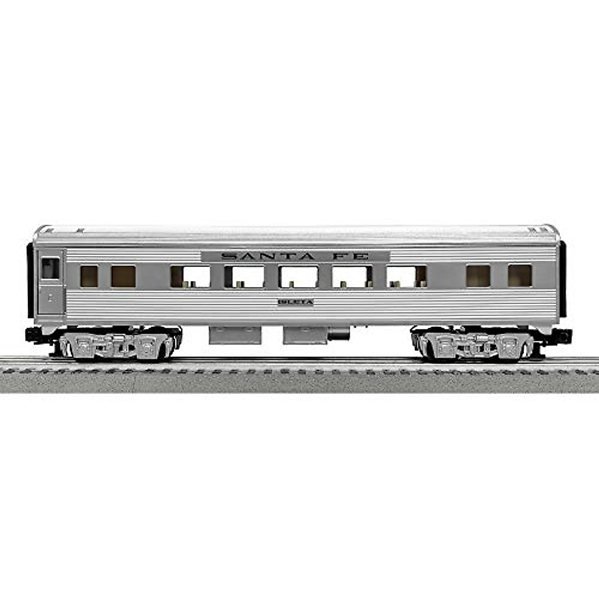 Lionel Santa Fe Super Chief LionChief Set with Bluetooth Capability, Electric O Gauge Model Train Set with Remote