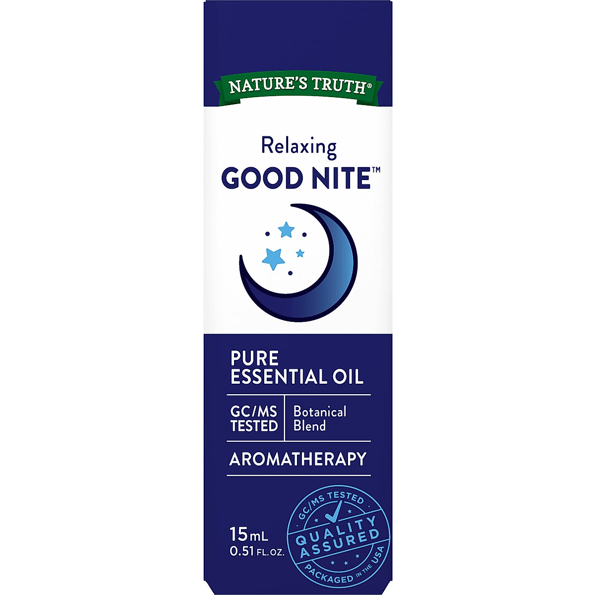 Nature's Truth Essential Oil, Good Nite, Multicolor, 0.51 Fl Oz