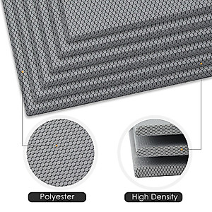 TroyStudio Elegant Fabric Acoustic Panels - 16 x 12 x 0.4 Inches 6 Pack Wall Ceiling Sound Absorbing Panels, Acoustical Sound Absorption Wall Panels, Decorative Felt Tiles for Home, Office Studio