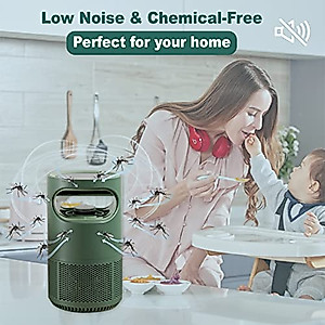 VOLTORB Bug Zapper Indoor Bug Trap Insect Attractant Trap Powerful Bug Zapper Light, USB Powered Repellent Insect Trapper Indoor Bug Zapper for Home, Office, Patio