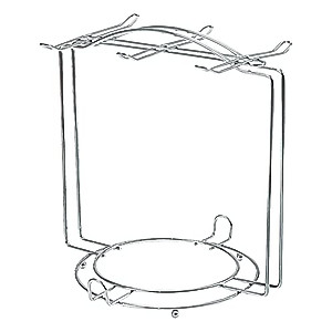 SM SunniMix Hold 6 Coffee Cups and 6 Plates Tea Cup and Saucer Display Rack Modern with Hook Cup Holder for Ornament, Silver