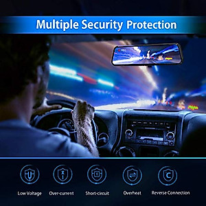 Dash Cam Hardwire Kit, Mini USB Dashcam Hardwiring Kit Converts 12V-24V to 5V/2.5A w/ Fuse Kit and Installation Tool, Low Voltage Protection (11.5ft)