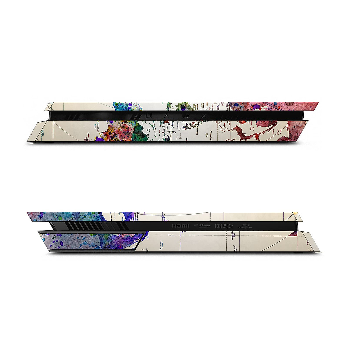 Head Case Designs Officially Licensed Mark Ashkenazi Map Of The World Art Mix Matte Vinyl Sticker Gaming Skin Case Cover Compatible With Sony PlayStation 4 PS4 Slim Console and DualShock 4 Controller