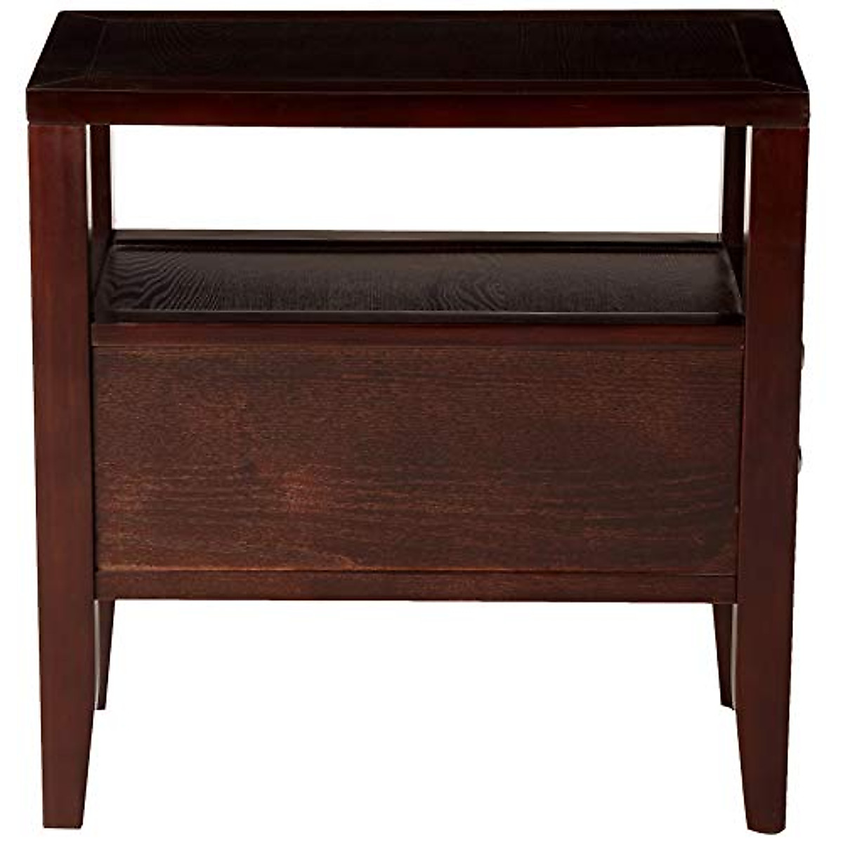 Crown Mark Matthew Chair Side Table, Espresso
