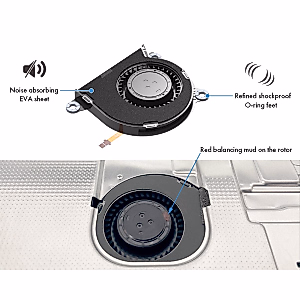 ElecGear Replacement Internal Cooling Fan compatible with Nintendo Switch - CPU Heatsink Cooler, Thermal Compound Paste, Y00 Triwing and PH00 Phillips Screwdriver, Spudger, Wipes Repair Tool Kit
