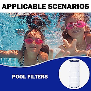 Wowreed Pool Filter Compatible with C1200,cx1200re,PA120, C-8412, FC-1293,Clearwater II 125, Pro Clean 125, 120 sq.ft,1 Pack