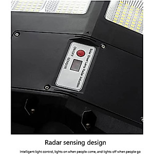 Solar Street Light, Dusk to Dawn Solar LED Light, 600W-1000W Solar Street Lights Outdoor lamp, with Radar Sensor, for Parking Lot/Stadium/Yard