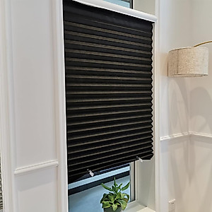 12 Clips for Pleated Paper Blinds Shades, Clear Plastic Blinds Clips for Window Temporary Window Blinds Shades Clips That Hold Curtains