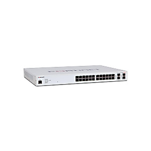 Fortinet FortiSwitch - 124F Performance L2 Switch - 24 GE, 4 SFP+, Fanless (FS-124F)