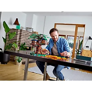 LEGO Ideas 21318 Tree House Playset Building Kit (3,036 Pieces) — Collectible Display Set and Birthday Family Christmas Holiday Toy for Adults & Kids — Drawstring Bag