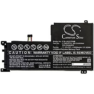 ChoyoqeR Replacement Battery for IP 5-15IIL05, IP 5-15IIL05 81Y, IP 5-15IIL05 81YK0038MX, IP 5-15IIL05 81YK003VM 11.52V/4950mA