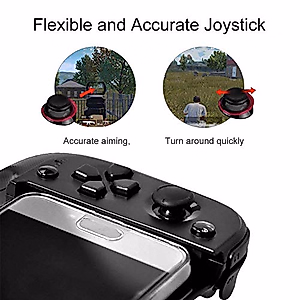 Tidoom Telescopic Mobile Game Controller Gamepad Wireless Bluetooth ...