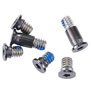 Replacement 6pcs/Set Bottom case Screws + 1pcs 5 Point Pentalobe Screwdriver for MacBook Retina 13'' A1706 (EMC 3071) (EMC 3163) with Touch Bar, A1989 EMC(3214) MR9Q2LL/A, A2251 MWP42LL/A 2018 (Gray)