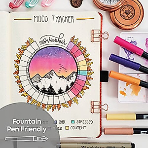 Dingbats - Wildlife Dotted Extra Large Notebook, Grey Elephant, A4 - Hardcover - Cream 100gsm Ink-Proof Paper - Includes Elastic Closure & Bookmark