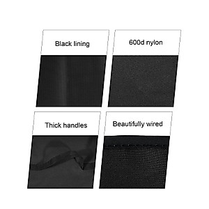 Countertop Ice Maker Cover Heavy Duty Nylon Material Waterproof Dust Cover Case Compatible With Electactic Countertop Self-Cleaning Ice Maker Machine ICE91122 Black 13.8"Dx11"Wx11"H