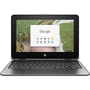 HP Chromebook x360 11.6 HD IPS Touch Screen Intel 3350 Wi-Fi 16GB eMMC 4GB Gray (Renewed)