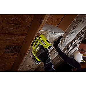Ryobi 18-Volt ONE+ Cordless Compression Drive 3/8 in. Crown Stapler (Tool Only) P317