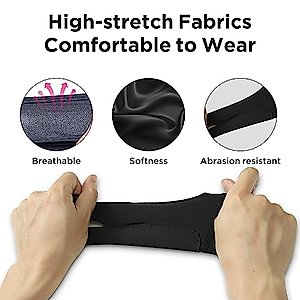 UGEE 2 Pack Artist Glove，Drawing Tablet Universal Sizes Glove，Computer Graphic Tablet Golve with Two Finger for Right Hand or Left Hand，Draw，Sketch