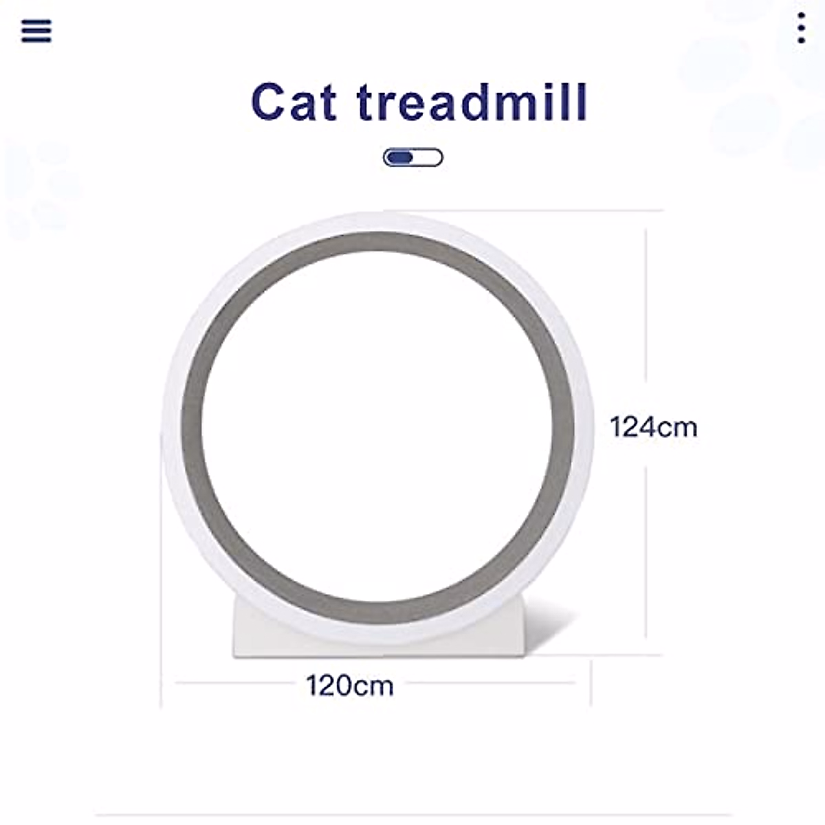 EROOLU Cat Treadmill, Pet cat Climbing Frame, Treadmill Ferris Wheel Pet Furniture Cat Scratch Board, Running Spinning Toy for Small/Medium-Sized Pet Indoor Exercise, Smooth Run Freely