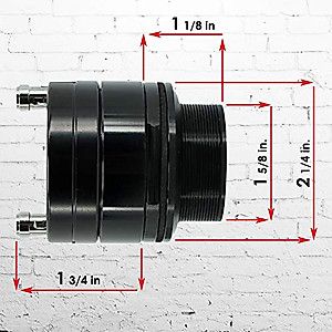 2x Audiotek ATW460BK 1" 600W Car Audio Heavy Duty Titanium Super Tweeter (PAIR)