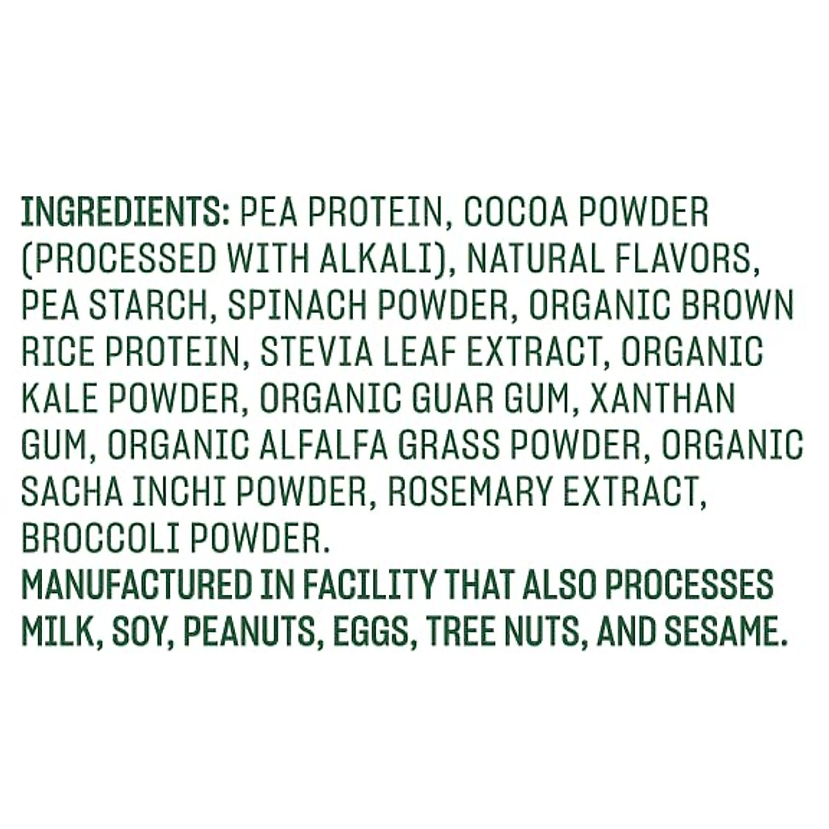 Vega Protein and Greens Protein Powder, Chocolate - 20g Plant Based Protein Plus Veggies, Vegan, Non GMO, Pea Protein for Women and Men, 1.2 lbs (Packaging May Vary)