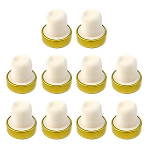 Faotup 10Pcs T-Shape Corks for Wine Bottles Silicone Wine Bottle Stoppers T-Shaped Wine Bottle Corks Wine Corks Sealing Plug, 1.18"x1.14"