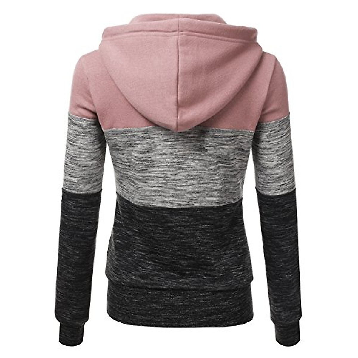 DOUBLJU Lightweight Thin Zip-Up Casual Hoodie Jackets for Womens with Plus Size