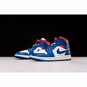 Air Jordan 1 Mid French Blue (Women's) Style Code: BQ6472-146, Blauw, 5 AU